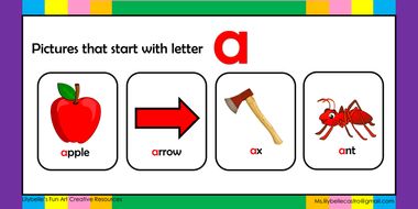 Letter Aa - Lesson - PowerPoint Presentation | Teaching Resources