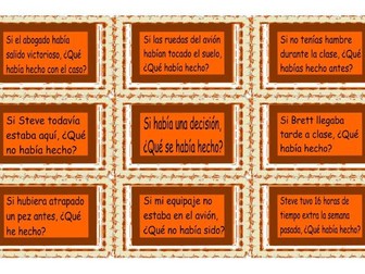 Past Perfect Tense Spanish 4 Worksheet-2 Game-1 Exam Bundle | Teaching ...