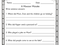 ORT - Oxford Reading Tree Stage 5 More Stories A Comprehension Pack ...