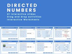 Directed Numbers - Year 7, (US 6th grade) | Teaching Resources