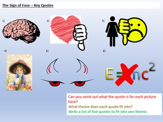 The Sign of Four by Lead_Practitioner | Teaching Resources