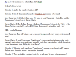 Egyptian Class Assembly | Teaching Resources