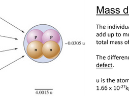 Nuclear Fusion and Mass Defect | Teaching Resources