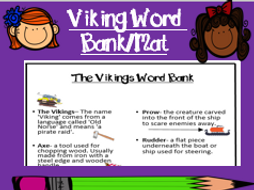 Viking Word Bank | Teaching Resources