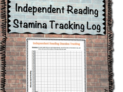 Independent Reading Stamina Tracking Form Template | Teaching Resources