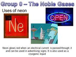 Group 0 - the Noble Gases | Teaching Resources