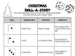 Christmas Roll A Story | Teaching Resources