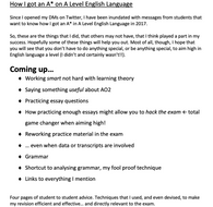 How to get an A* in A Level English Language | Teaching Resources
