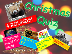 Tutor Time Christmas Quiz | Teaching Resources