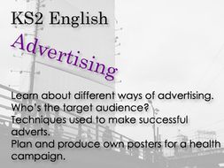 KS 2 English Advertising | Teaching Resources