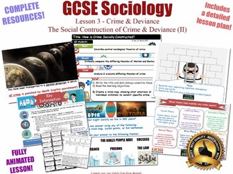 Crime & Deviance (20 Lessons) [ GCSE Sociology ] | Teaching Resources