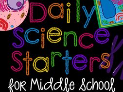 Daily Science Starters for Middle School - Organisms and Environments ...