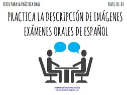 Photo description practice for Spanish oral exams (intermediate and ...