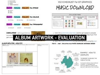 KS3 & 4 DT GRAPHIC Design & Media | ALBUM ARTWORK | Full Project Bundle ...
