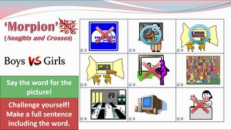 French Speaking Game: Morpion / Noughts and Crosses game - year 7 mon ...