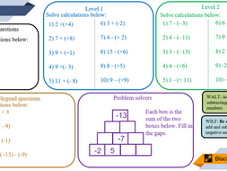 Integers and place value worksheets | Teaching Resources