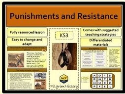 Slave punishments and resistance by PilgrimHistory | Teaching Resources