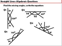 Angles on a Straight Line | Teaching Resources
