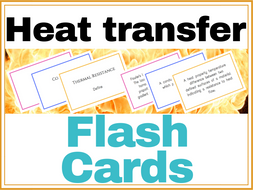 Heat Transfer Flash Cards | Teaching Resources
