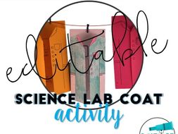 EDITABLE Science Lab Coat Activity | Teaching Resources