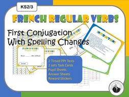 French -er verbs with spelling changes | Teaching Resources