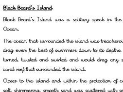 Talk 4 Writing - Descriptions of a Setting (Desert Island) Including ...