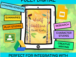 Wolf Hollow Novel Study | Teaching Resources