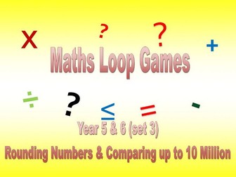 Year 5 & 6 Maths Loop Games Bundle | Teaching Resources
