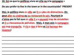 Edexcel GCSE French Speaking Questions and Model Answers | Teaching ...