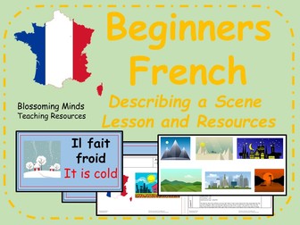 French 5 lesson bundle - My Town - Ma Ville | Teaching Resources