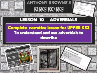 KING KONG - COMPLETE SCHEME OF 12 LESSONS - ANTHONY BROWNE LINKED ...