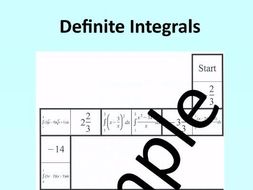 Integration – Definite Integrals – Math Puzzle | Teaching Resources