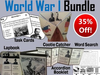 World War 1 Task Cards | Teaching Resources