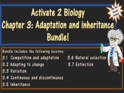 Adaptation and inheritance Activate 2 KS3 Science Bundle | Teaching ...