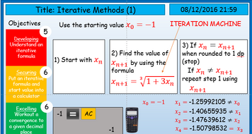 Introduction to Interative Methods | Teaching Resources