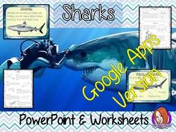 Distance Learning Sharks Google Slides Lesson | Teaching Resources
