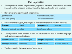 The imperative | Teaching Resources