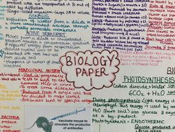 AQA Biology GCSE Paper 1 Mindmap | Teaching Resources