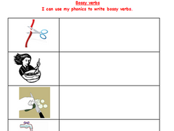 Bossy Verbs KS1 | Teaching Resources