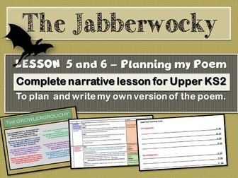 THE JABBERWOCKY - COMPLETE MINI SCHEME OF WORK (5/6 DAYS) | Teaching ...