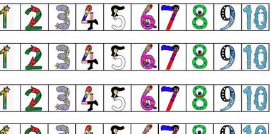 Numberland Number line | Teaching Resources