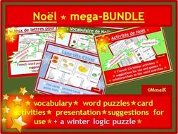 Christmas Colourful French Mega-BUNDLE | Teaching Resources