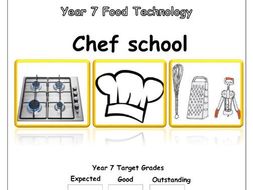 Year 7 Food Technology Booklet - Chef School | Teaching Resources