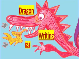 Watch Out for the Dragon! Descriptive writing sheet, 3 grades: R, Y1 ...