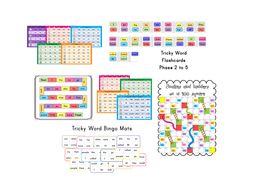 Reading games Bundle - Tricky words, CVC, CVCC, all RWI Phonics ...