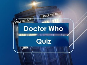 Quiz Bundle: Football and Doctor Who | Teaching Resources