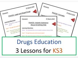 PSHE KS3 Lesson Bundle on Drugs Education | Teaching Resources