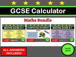 GCSE Calculator Bundle | Teaching Resources