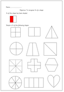 Find 1/2 of a shape | Teaching Resources