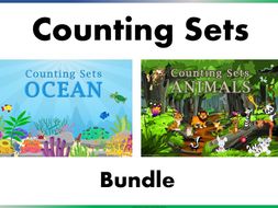 Counting Sets Ocean and Animal Bundle | Teaching Resources